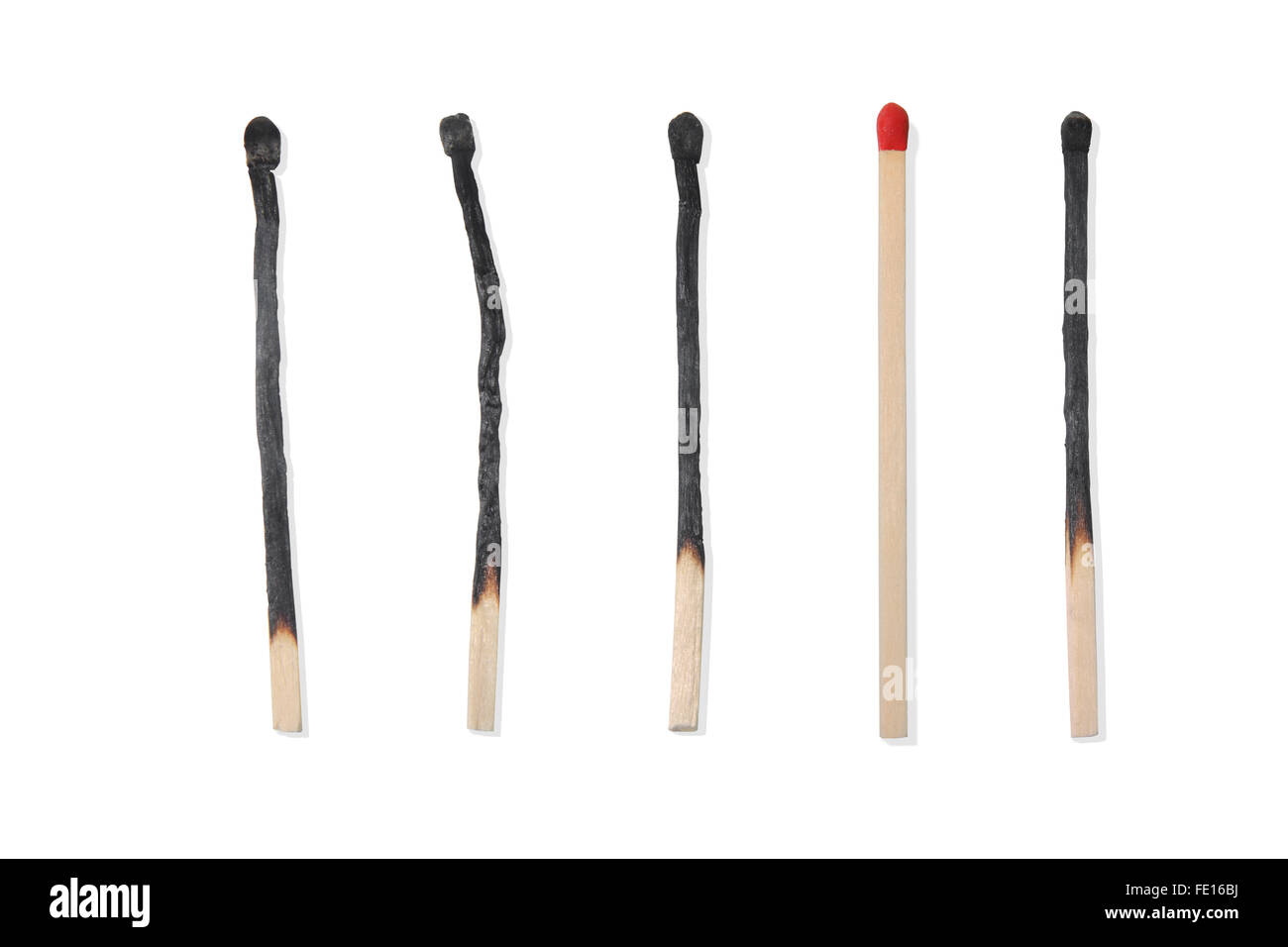 Row matchsticks burning hi-res stock photography and images - Alamy