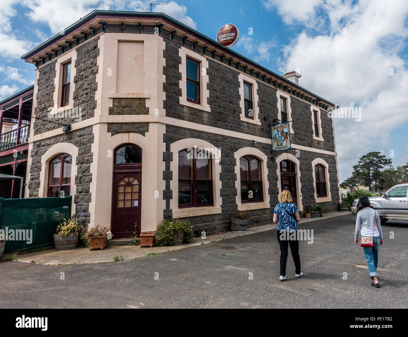 Coach and horses Inn at Clarkefield, Victoria, Australia Stock Photo ...