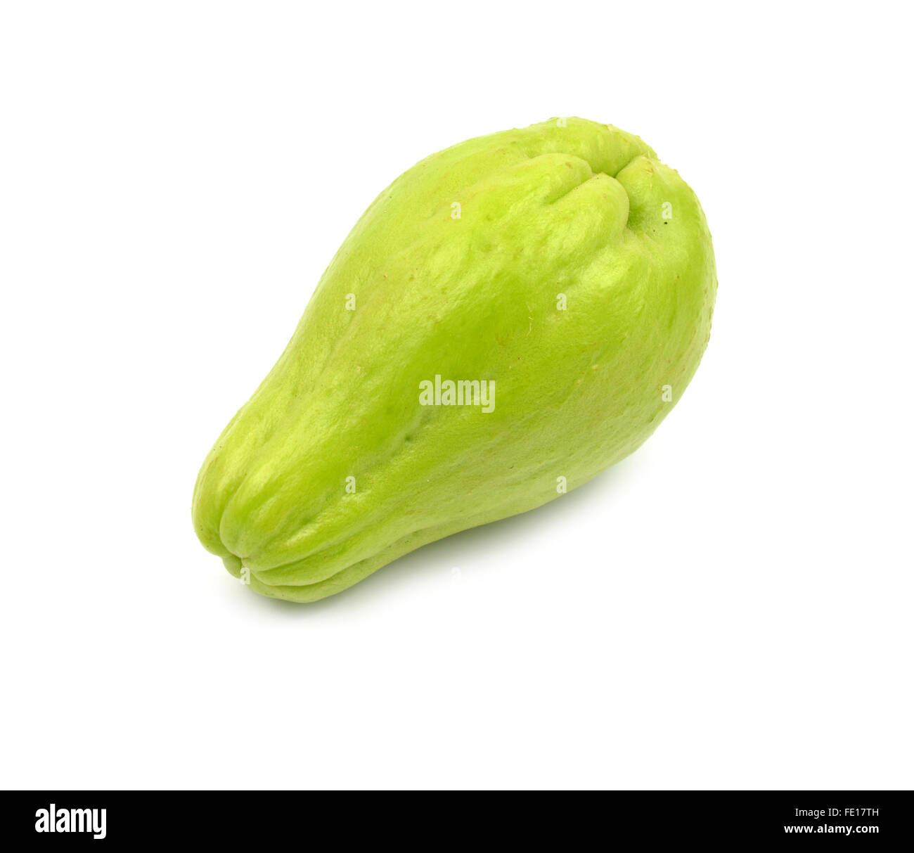 Chayote isolated on white background Stock Photo - Alamy