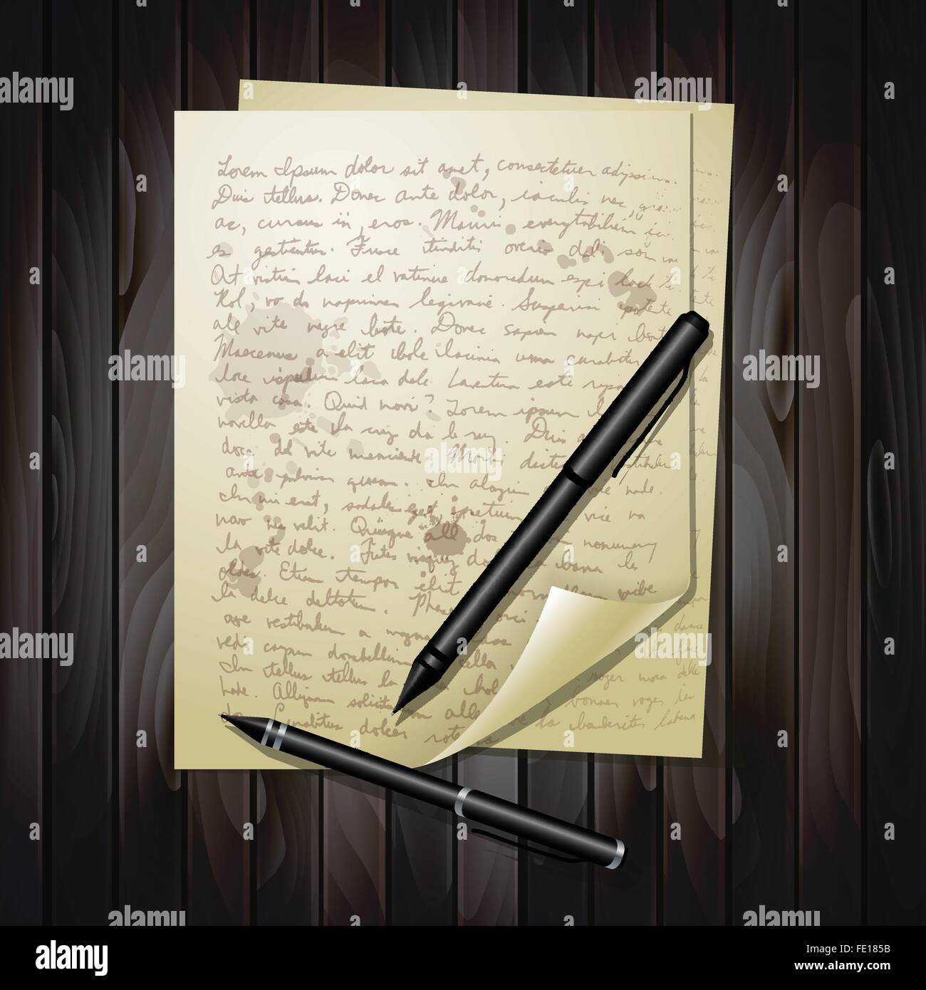 Multiple sheets Stock Vector Images - Alamy