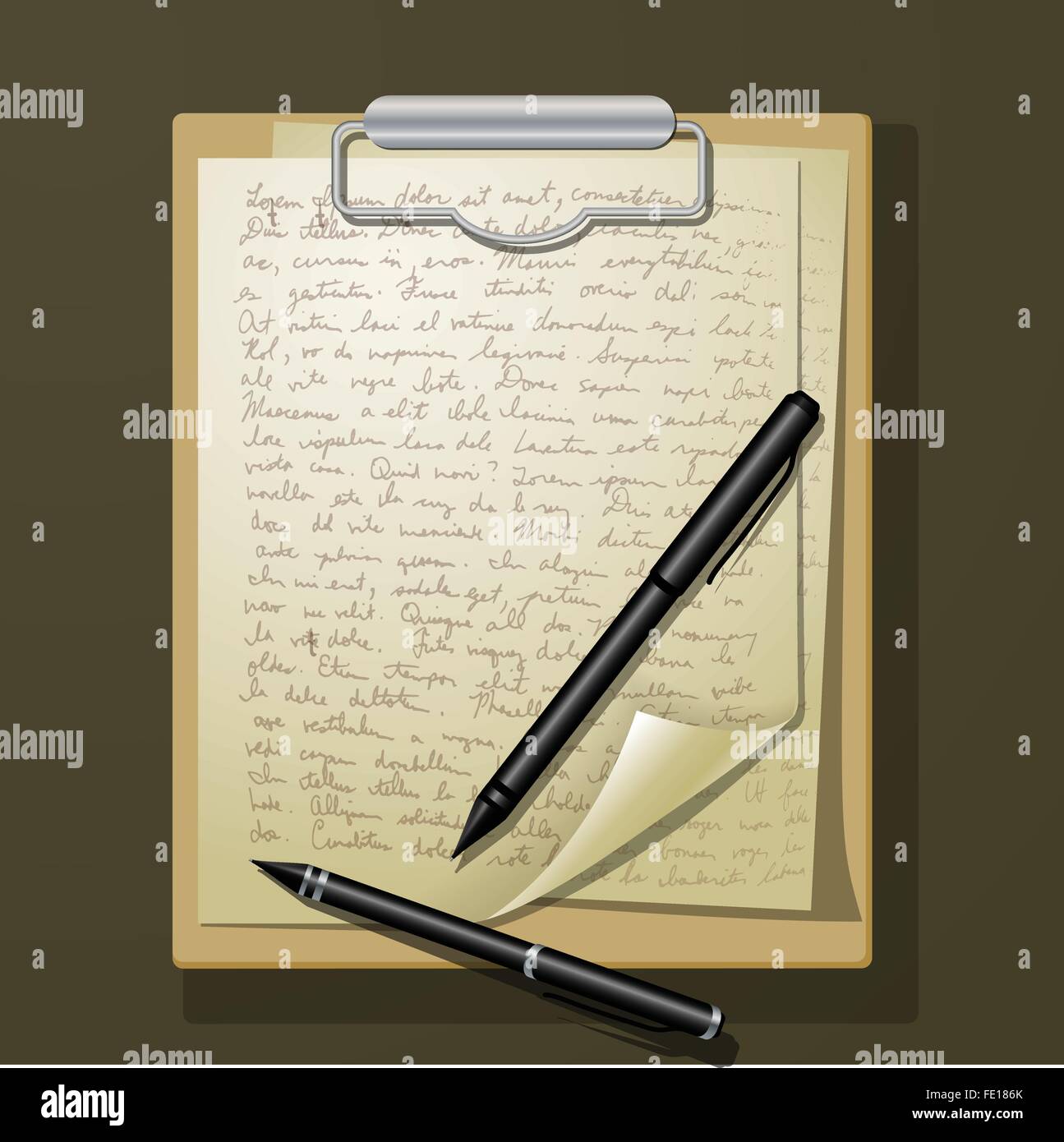 Multiple sheets of white paper Stock Vector Image & Art - Alamy