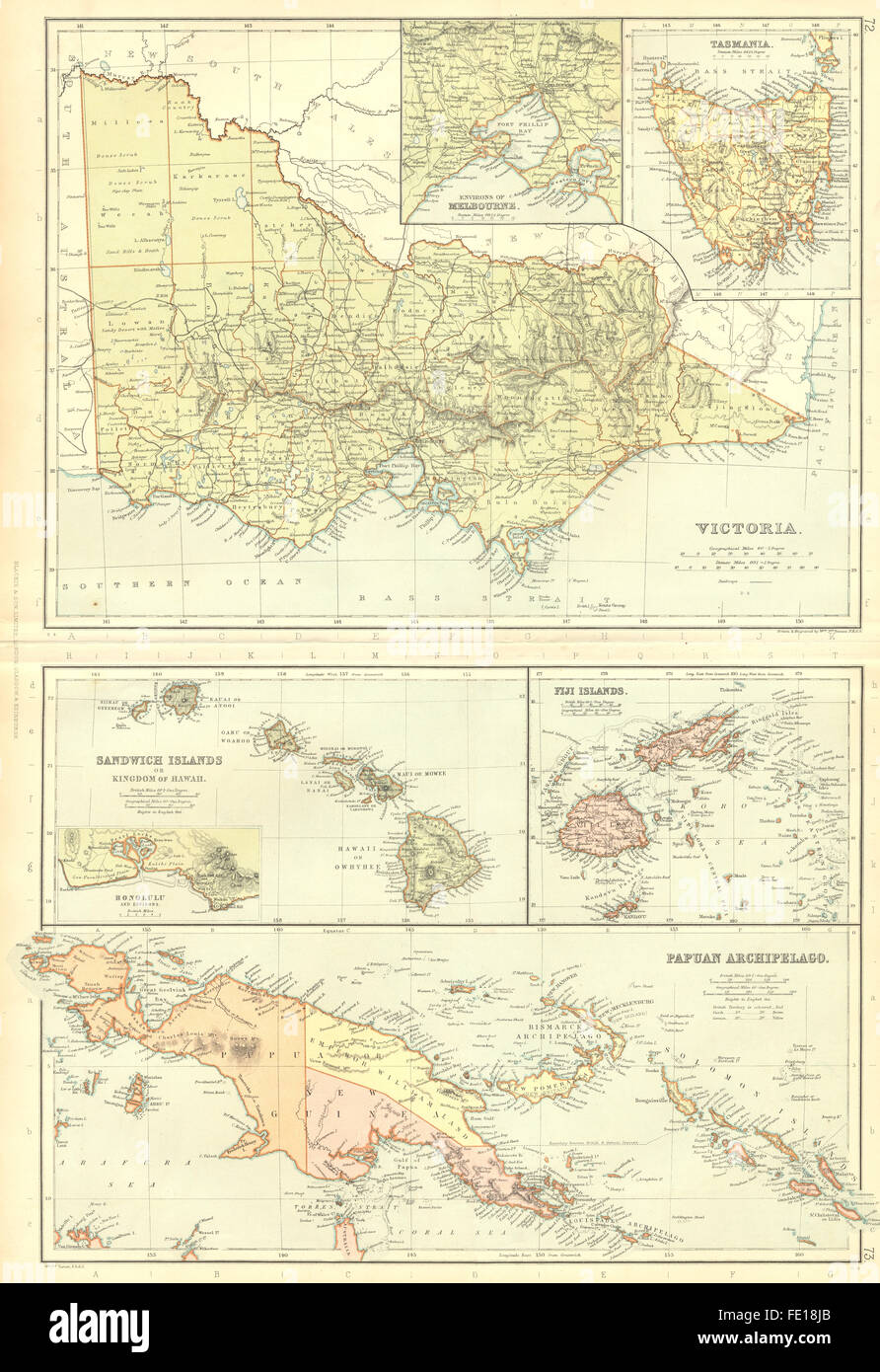 Australia inset map hi-res stock photography and images - Alamy