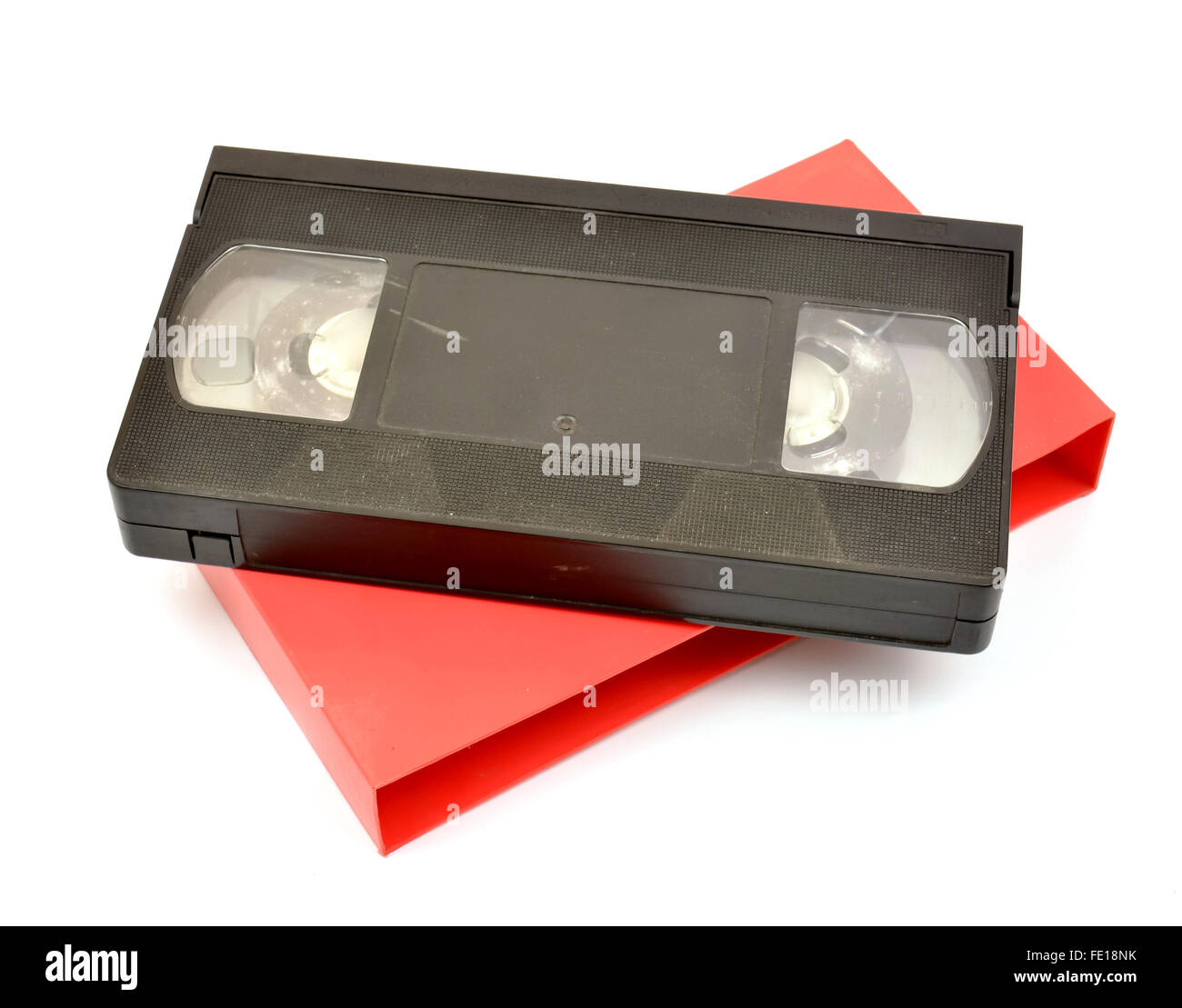 Old vhs video cassette isolated on white background Stock Photo - Alamy