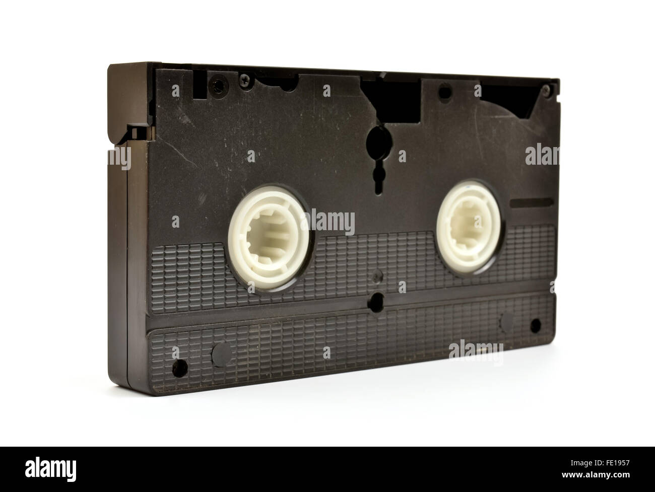 Old vhs video cassette isolated on white background Stock Photo - Alamy
