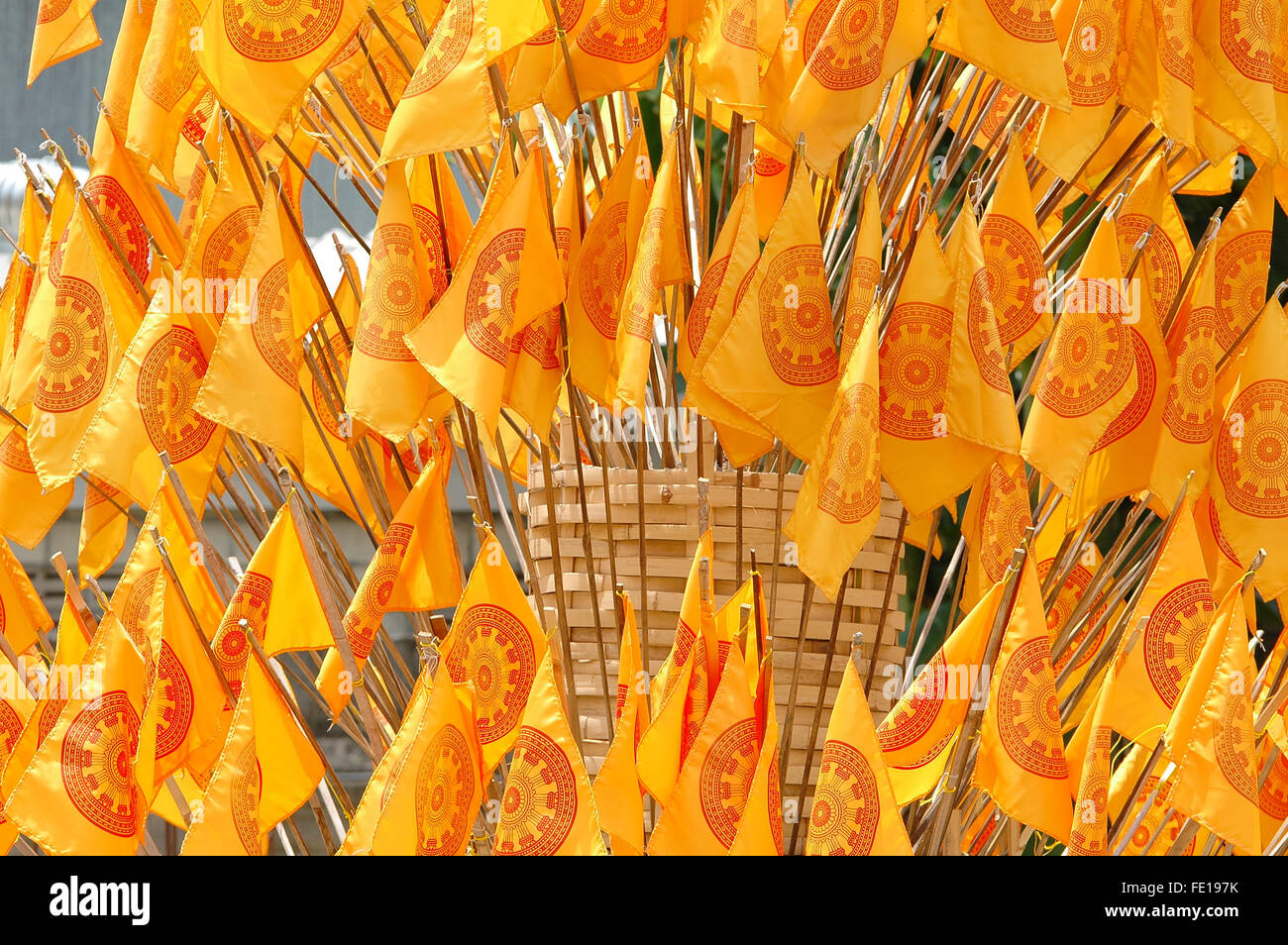 Buddhist flag hi-res stock photography and images - Alamy
