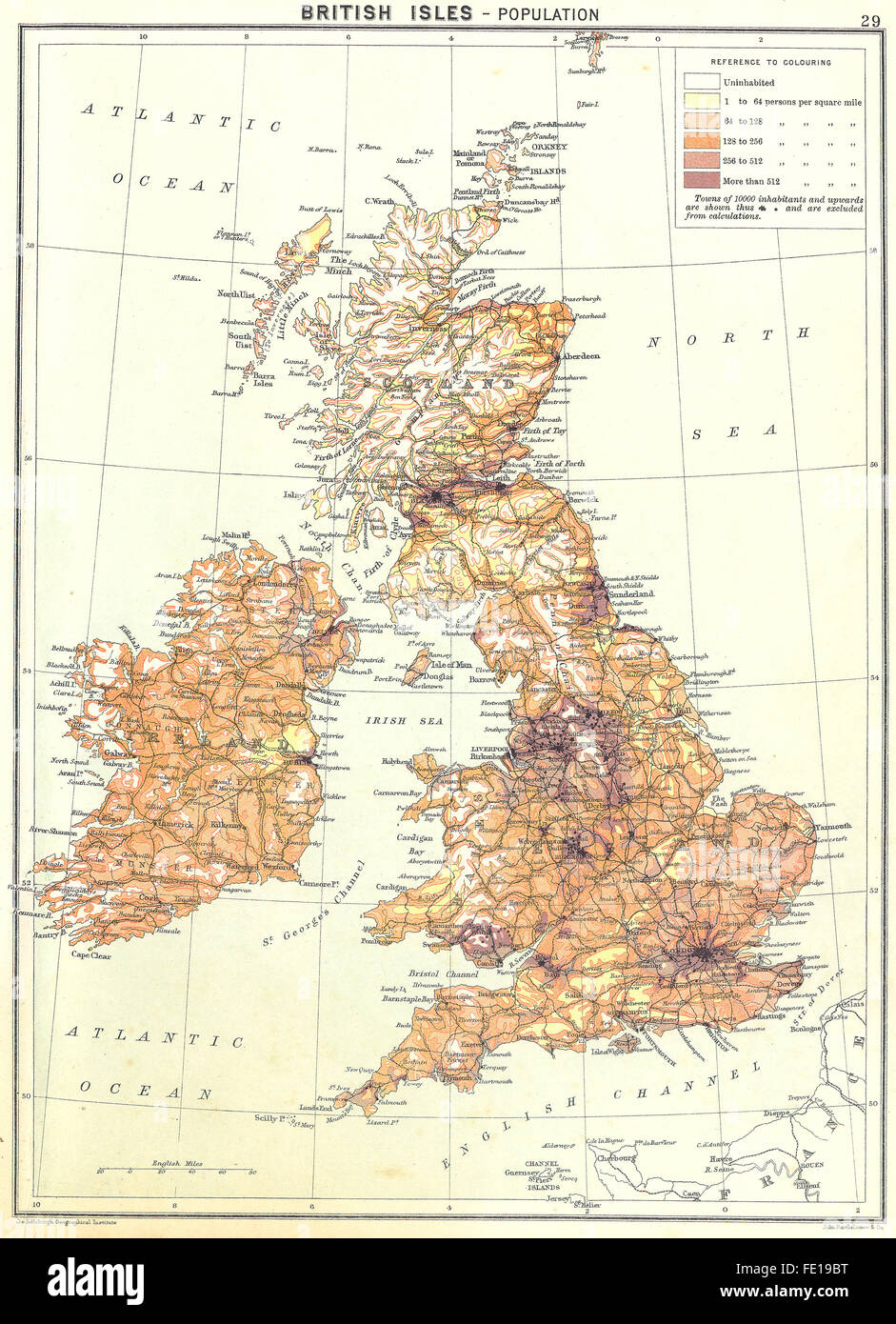 Population maps hi-res stock photography and images - Alamy