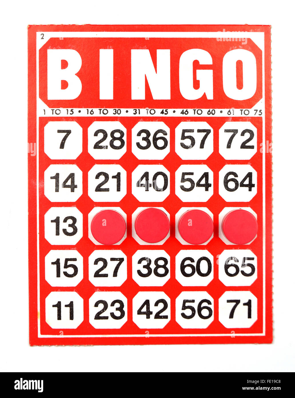 Bingo card hi-res stock photography and images - Alamy