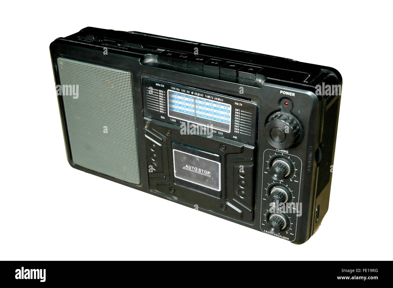 old radio isolated Stock Photo - Alamy