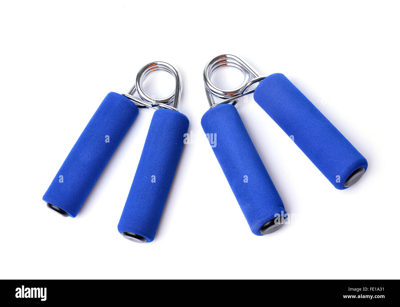 hand grip foam handle on white background Stock Photo - Alamy