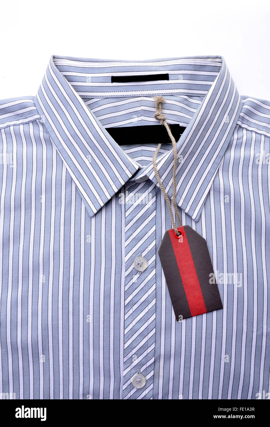 new shirt with price tag Stock Photo - Alamy