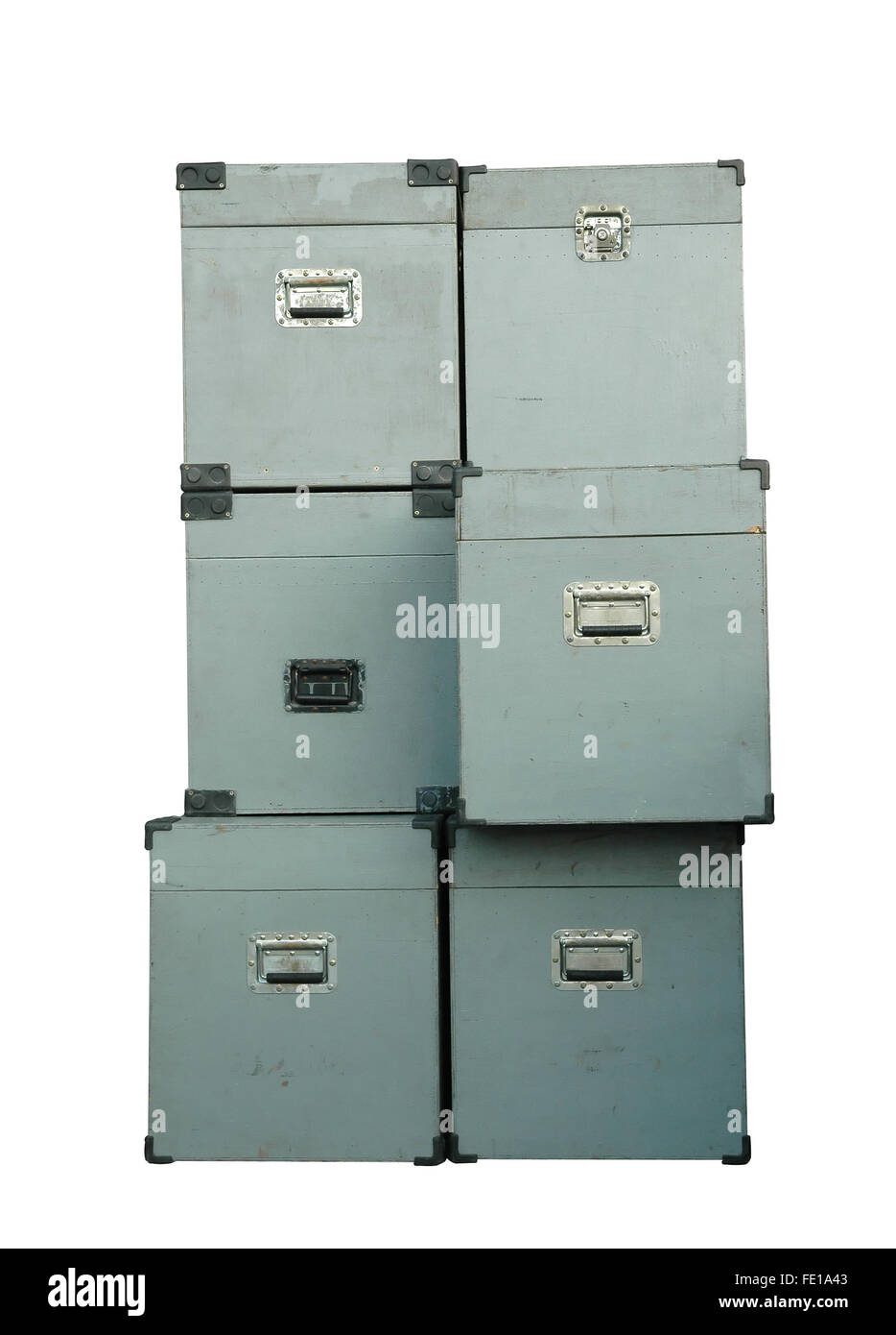 Metal steel boxes hi-res stock photography and images - Alamy