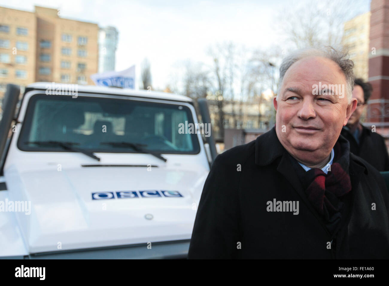 Kiev, Ukraine. 03rd Feb, 2016. Chairman of the Special monitoring ...
