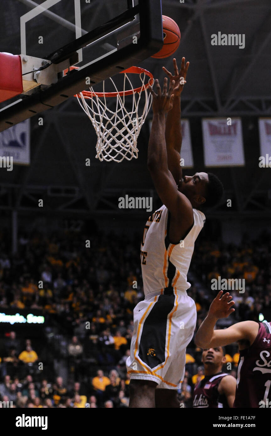 Wichita, Kansas, USA. 03rd Feb, 2016. Wichita State Shockers forward ...