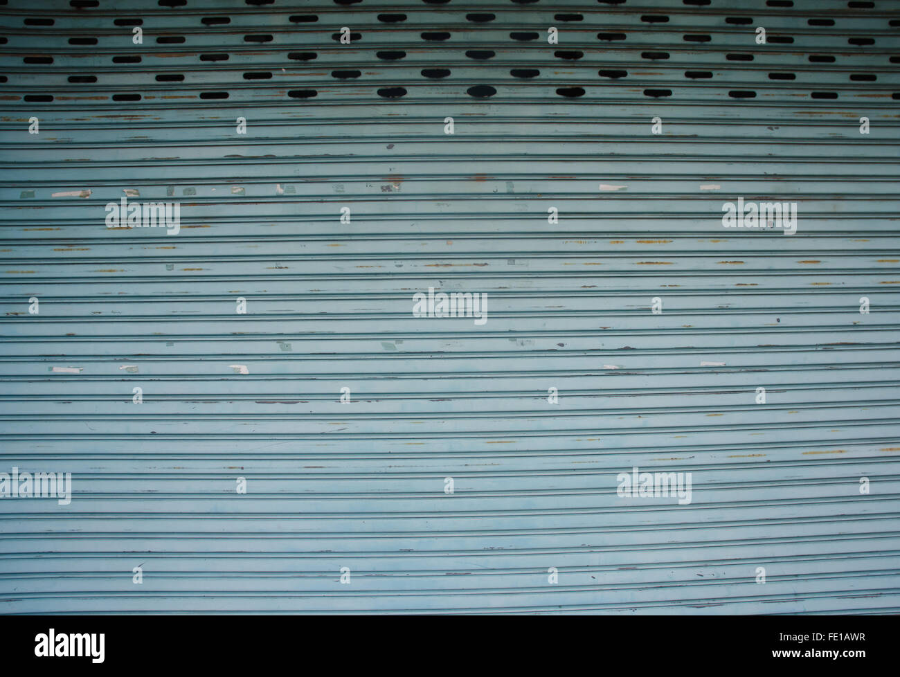 this is stainless steel roll up door Stock Photo - Alamy