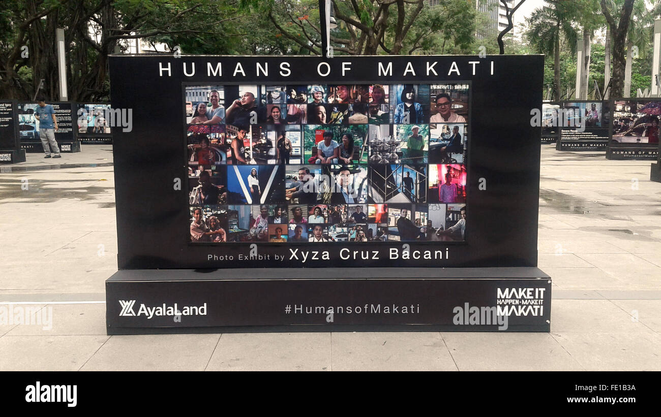 Makati, Philippines. 03rd Feb, 2016. Humans of Makati is a photo ...
