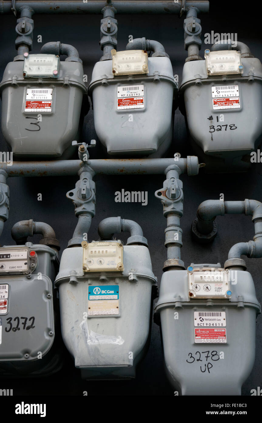 Natural gas meter hi-res stock photography and images - Alamy