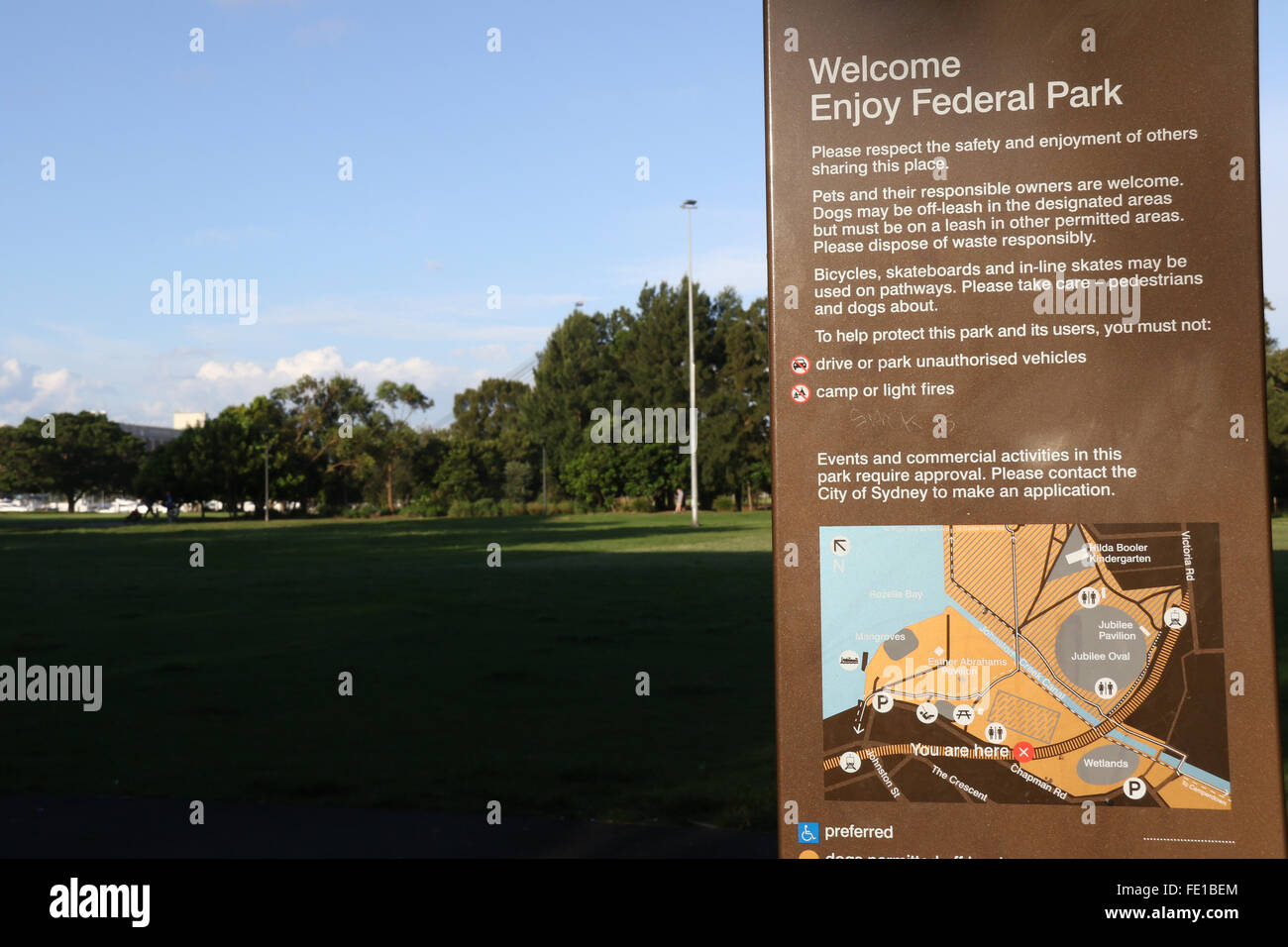 Federal Park, one of the Glebe Foreshore Parks – Sydney, Australia ...