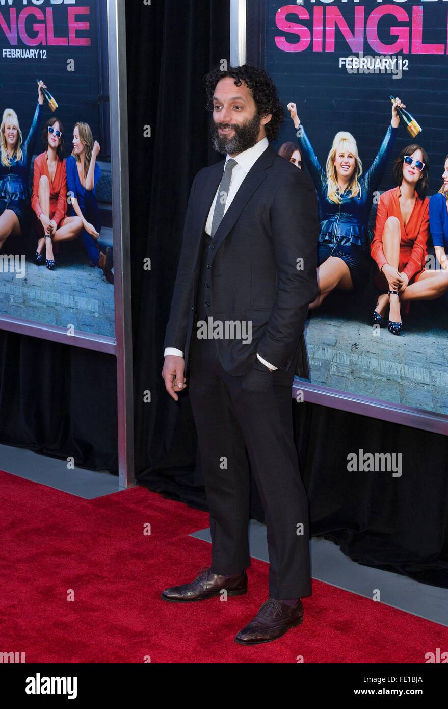 New York, NY, USA. 3rd Feb, 2016. Jason Mantzoukas at arrivals for HOW ...
