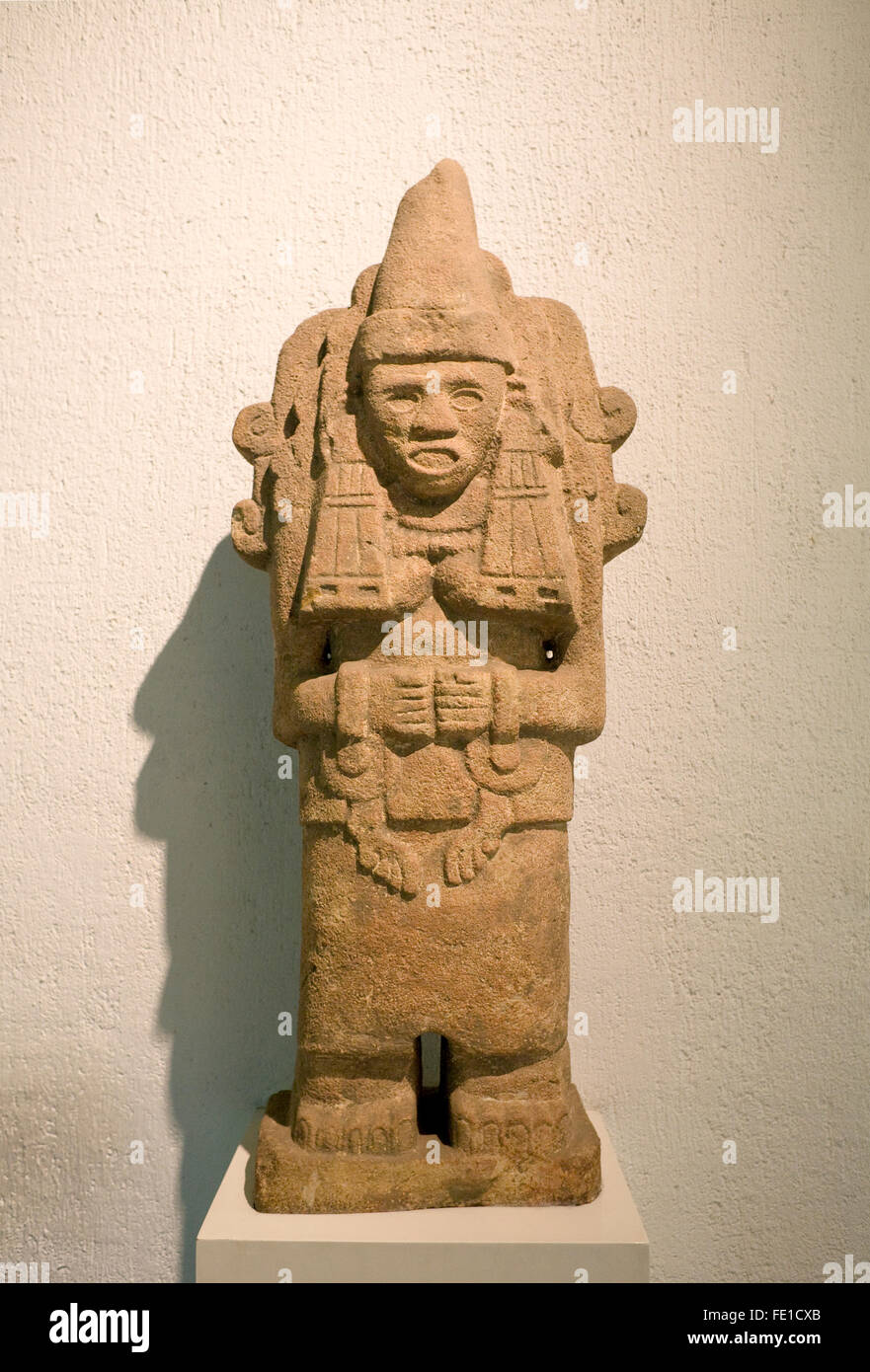 Pre-Hispanic stone carving from the Mixtec or Zapotec culture, Museo ...