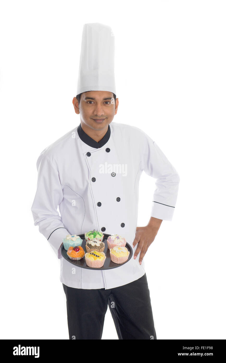 Indian young chef hi-res stock photography and images - Alamy