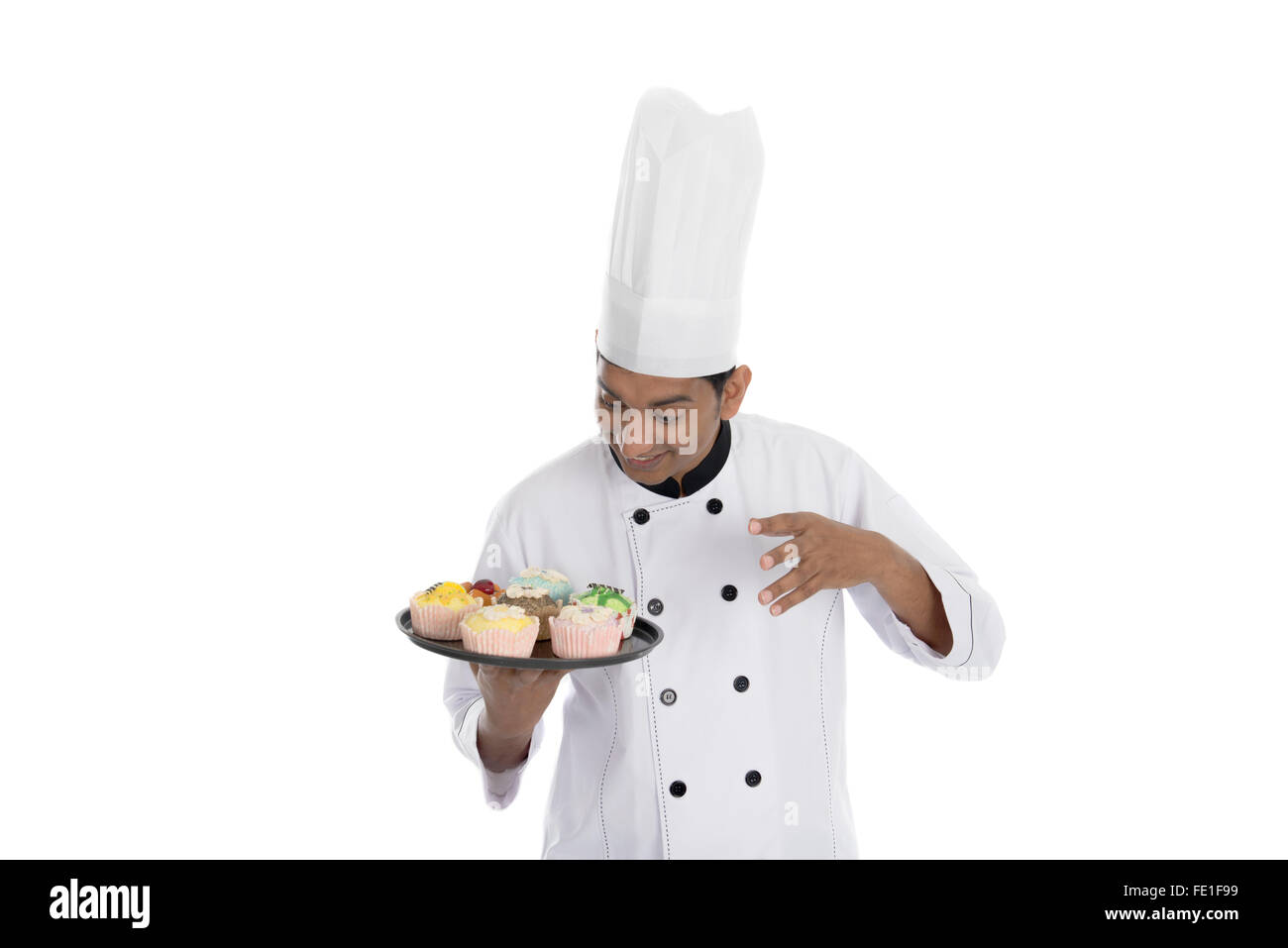 indian male chef Stock Photo - Alamy