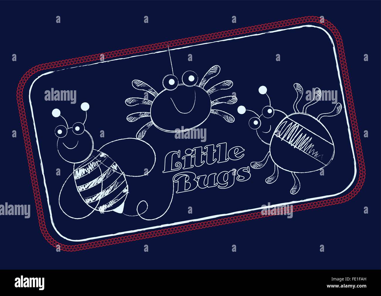 Three bugs Stock Vector Images - Alamy