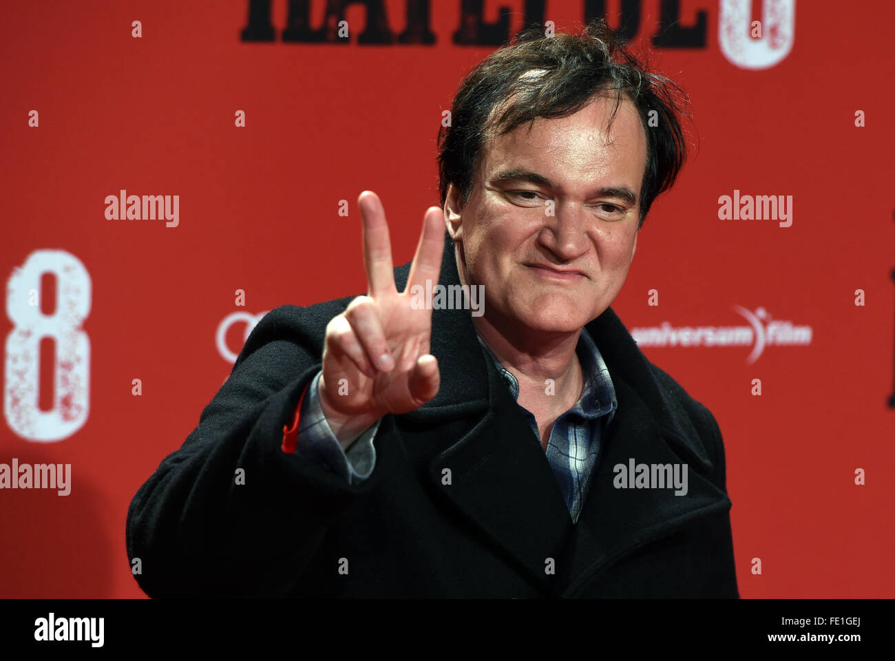 Berlin, Germany. 26th Jan, 2016. US director Quentin Tarantino arrives ...