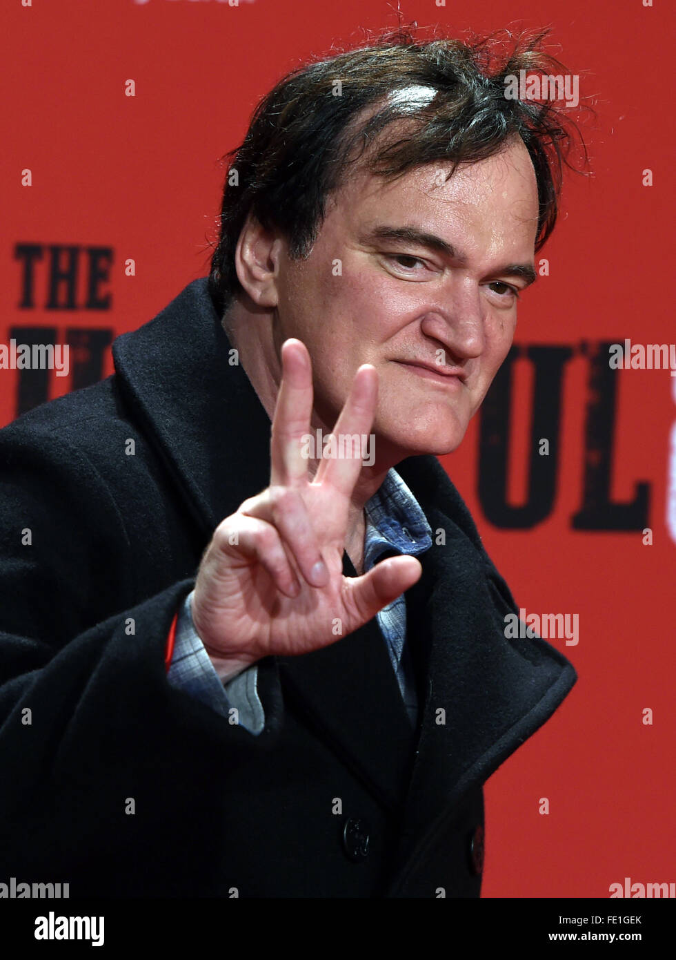 Berlin, Germany. 26th Jan, 2016. US director Quentin Tarantino arrives ...
