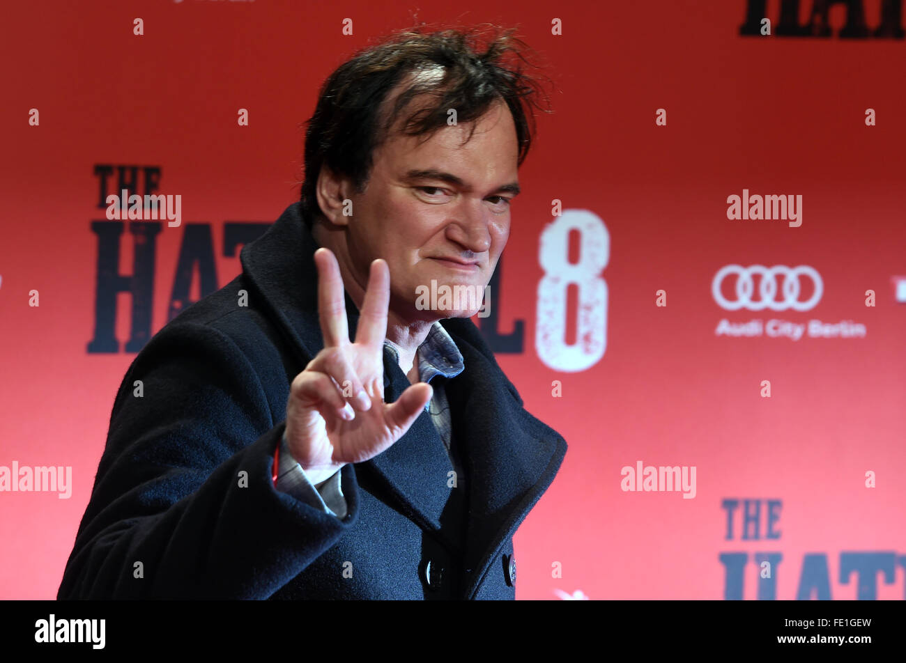 Berlin, Germany. 26th Jan, 2016. US director Quentin Tarantino arrives ...