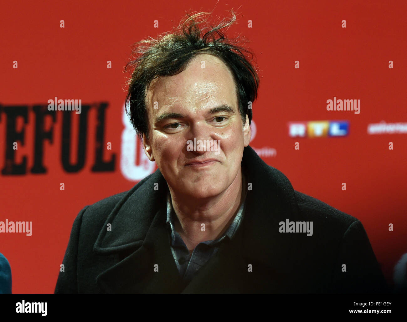 Berlin, Germany. 26th Jan, 2016. US director Quentin Tarantino arrives ...