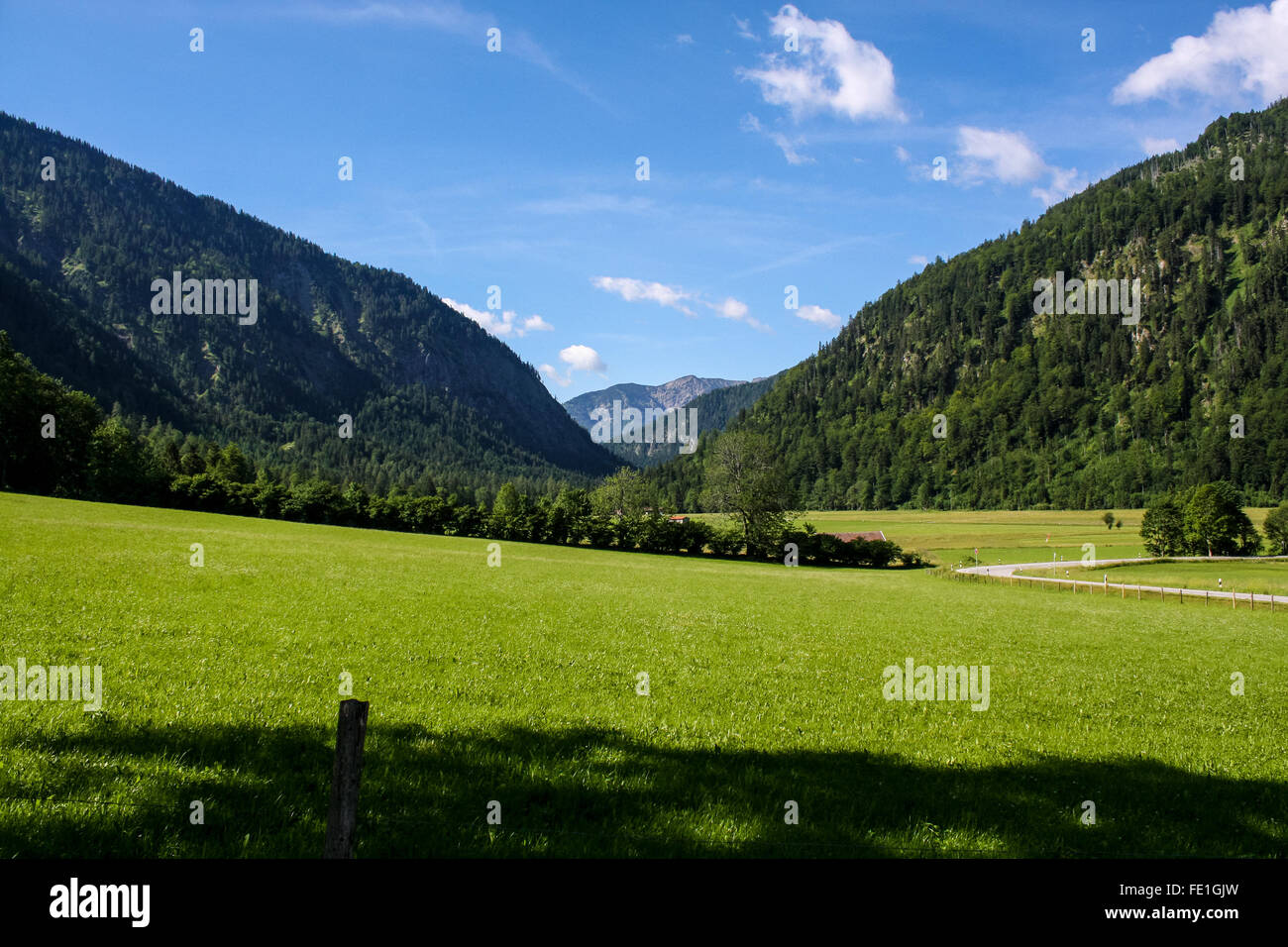 A beautiful view of the Austrian Alps Stock Photo - Alamy