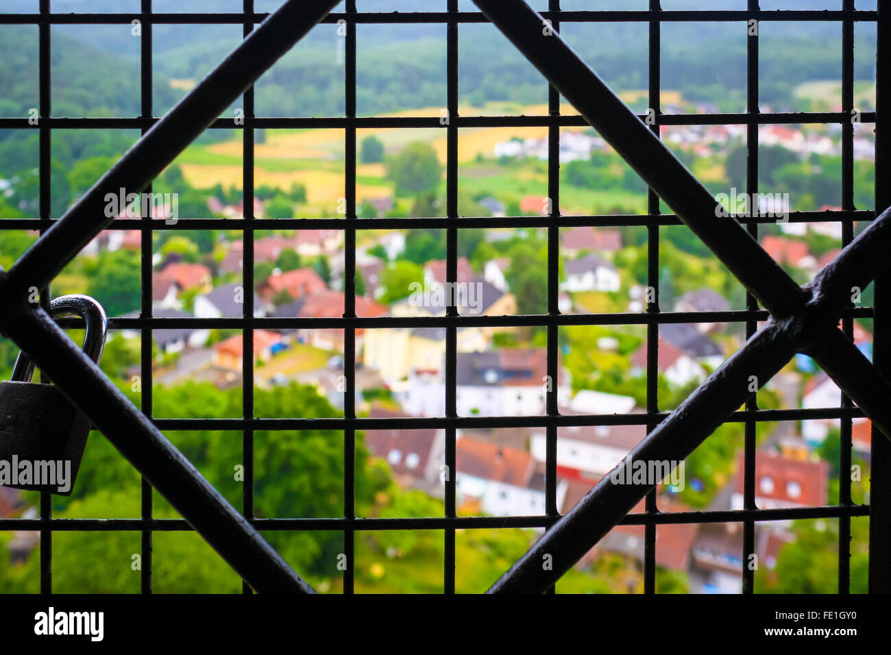 Looking through iron bars hi-res stock photography and images - Alamy