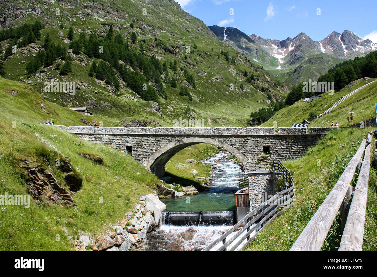 Sunlight spring moss river bridge background hi-res stock photography ...
