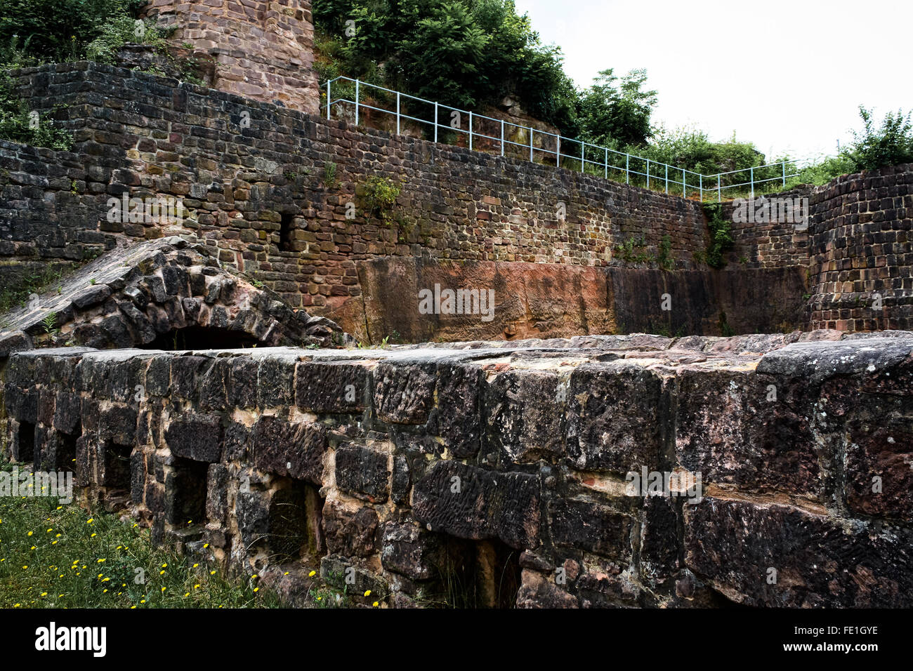 Wall of ancient fortress. Grunge Photo. German Stock Photo - Alamy