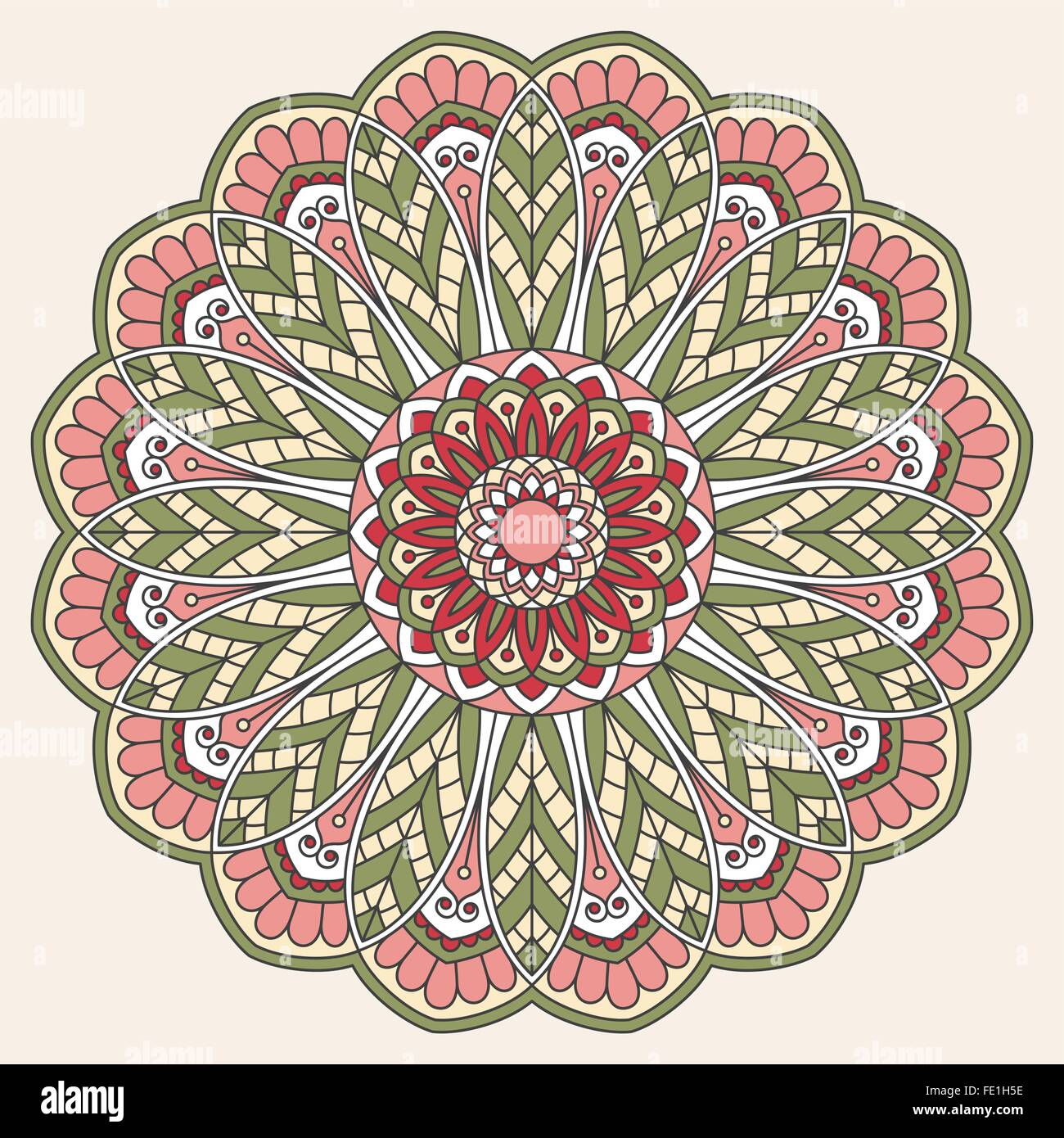 Mandala. Ornamental round pattern Stock Vector Image & Art - Alamy