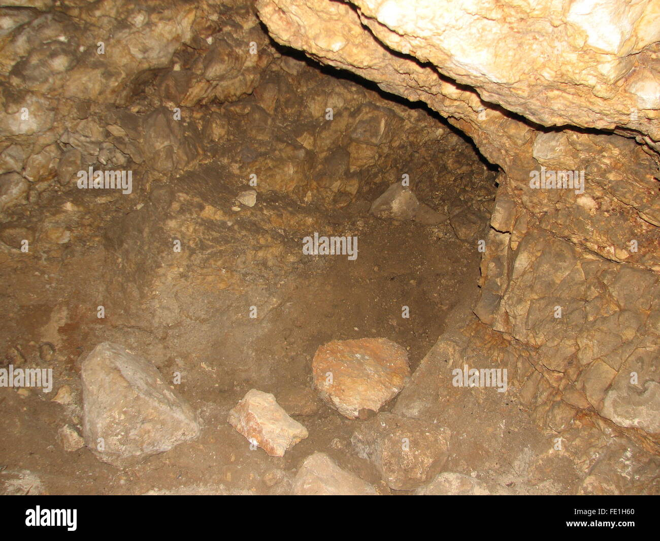 A cave inside the Aghia Sophia Church, Saidnaya, Syria Stock Photo - Alamy