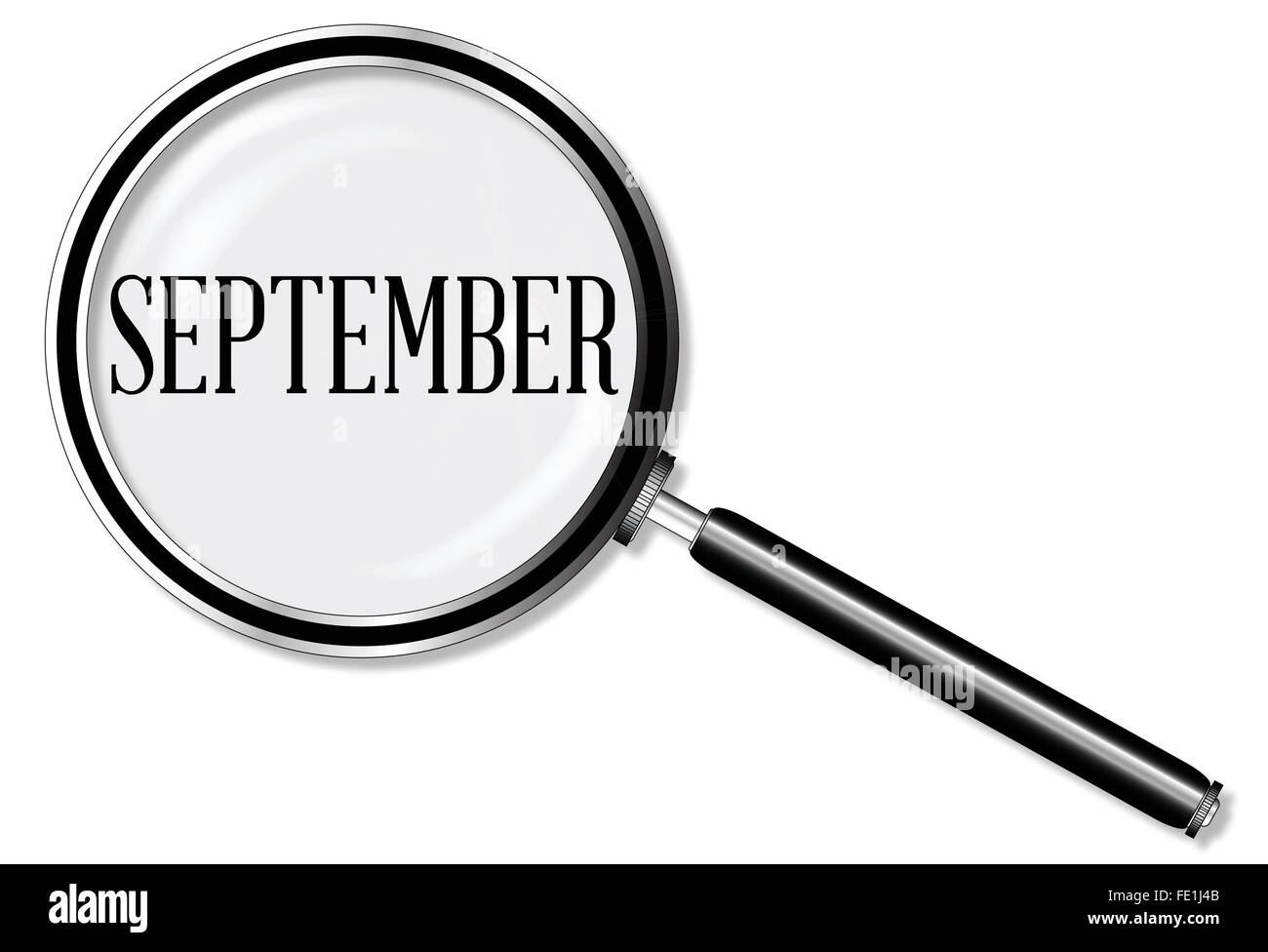 A glass over September over a white background Stock Vector Image & Art ...