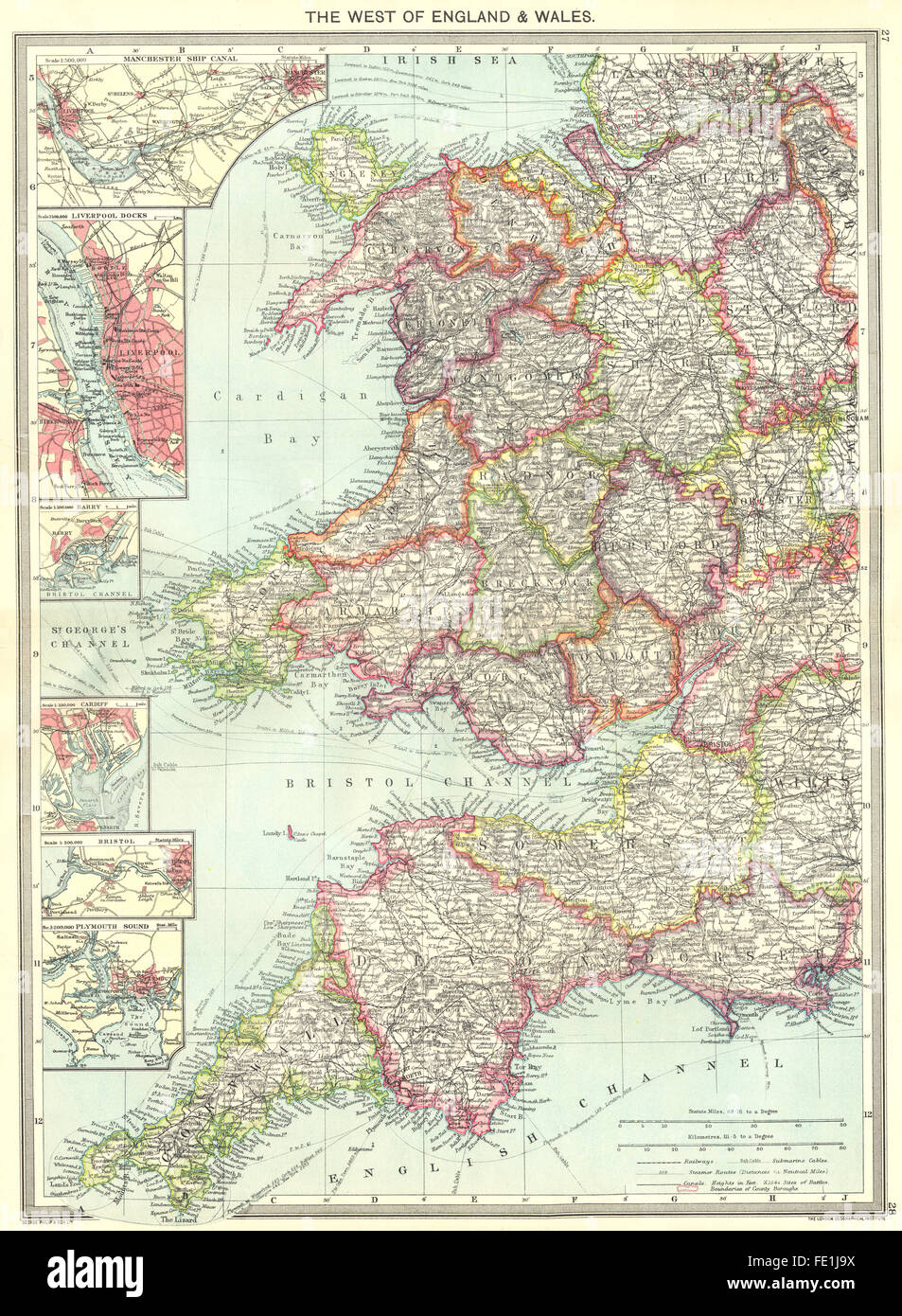 Cardiff docks 1907 hi-res stock photography and images - Alamy