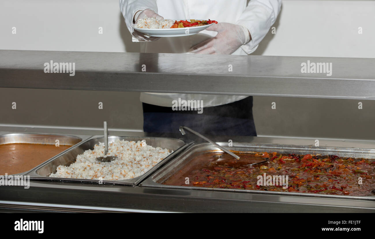 self service buffet catering Stock Photo - Alamy