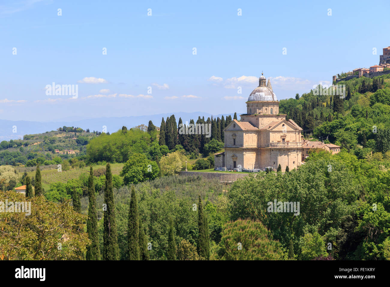 Church San Biagio, Tuscany, Italy Stock Photo - Alamy