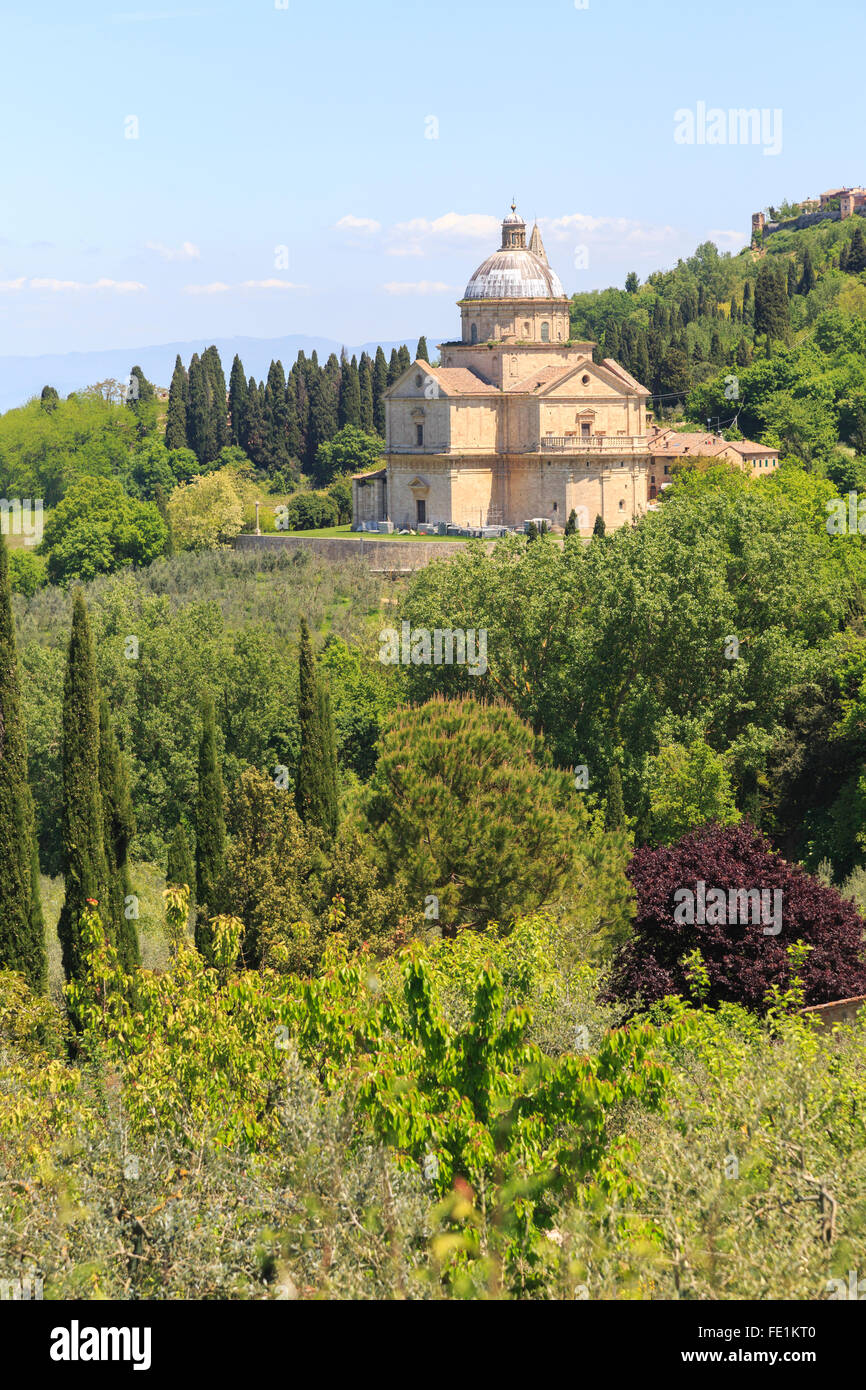 Church San Biagio, Tuscany, Italy Stock Photo - Alamy
