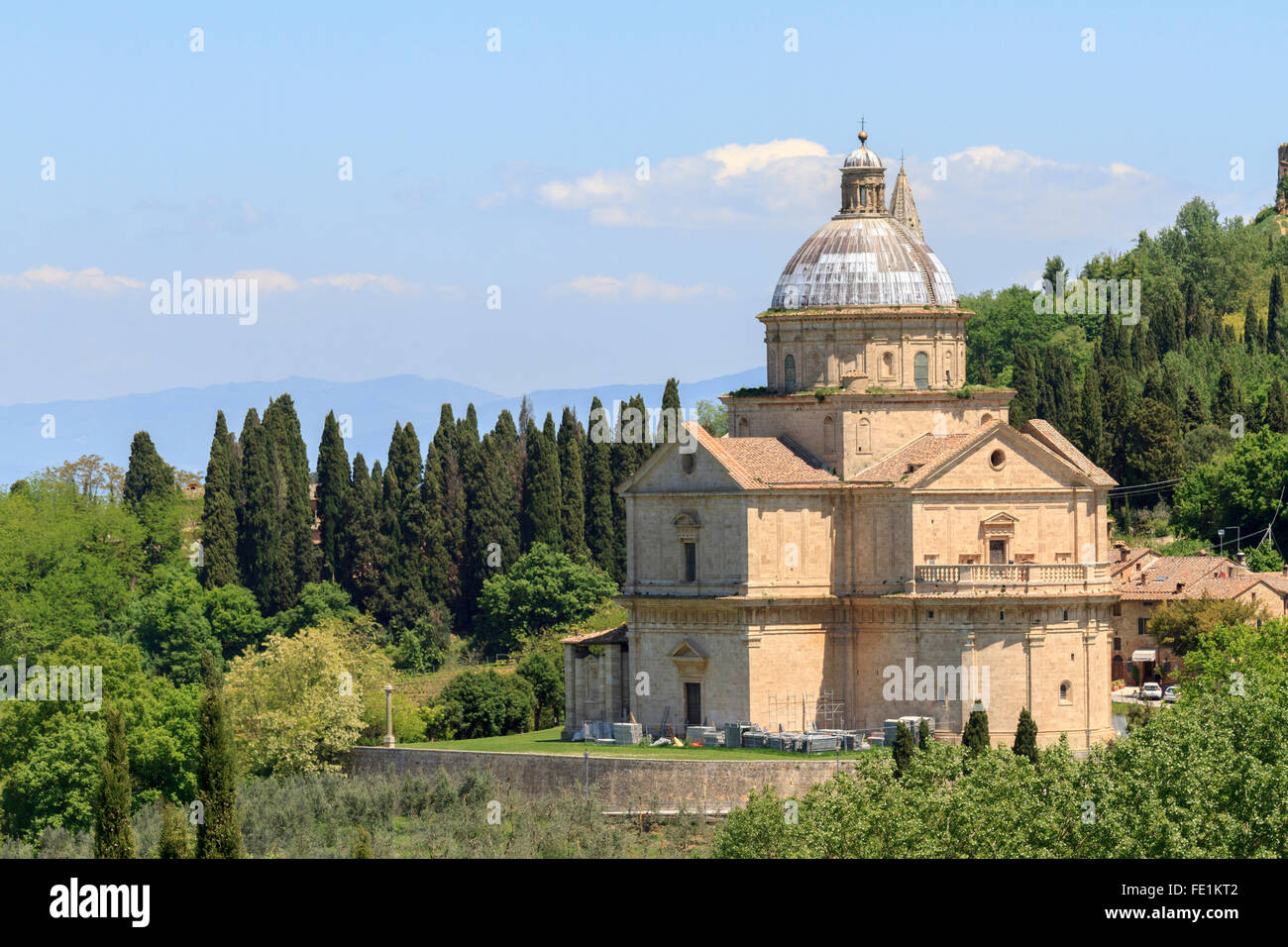 Church San Biagio, Tuscany, Italy Stock Photo - Alamy