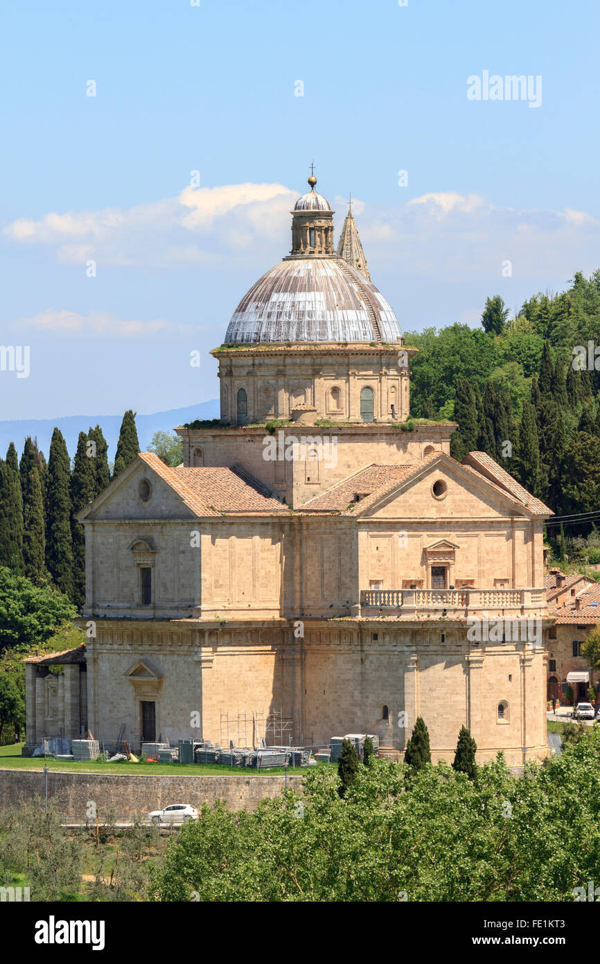 Church San Biagio, Tuscany, Italy Stock Photo - Alamy