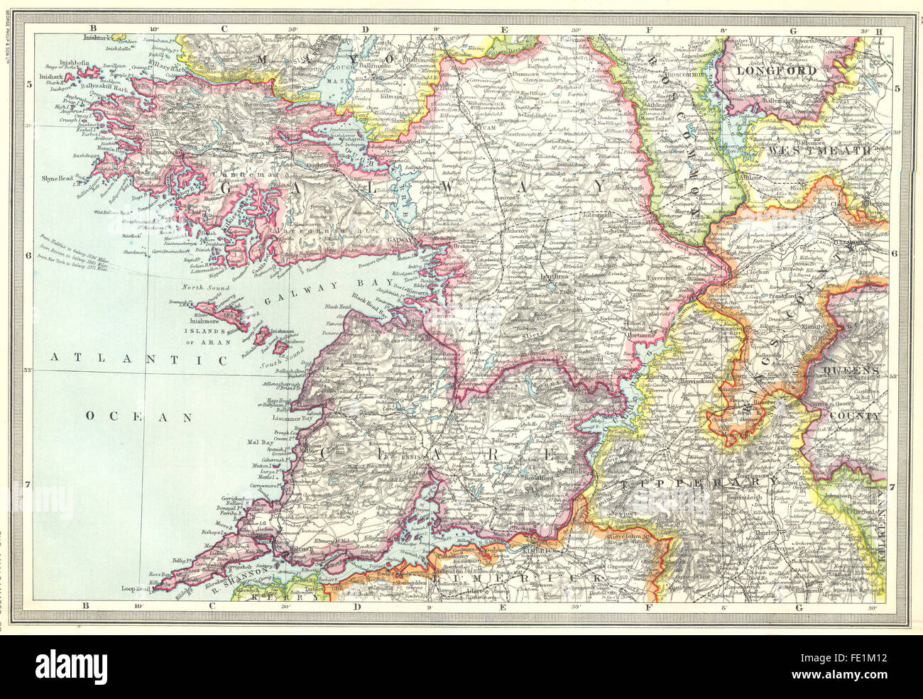 1907 antique map hi-res stock photography and images - Alamy