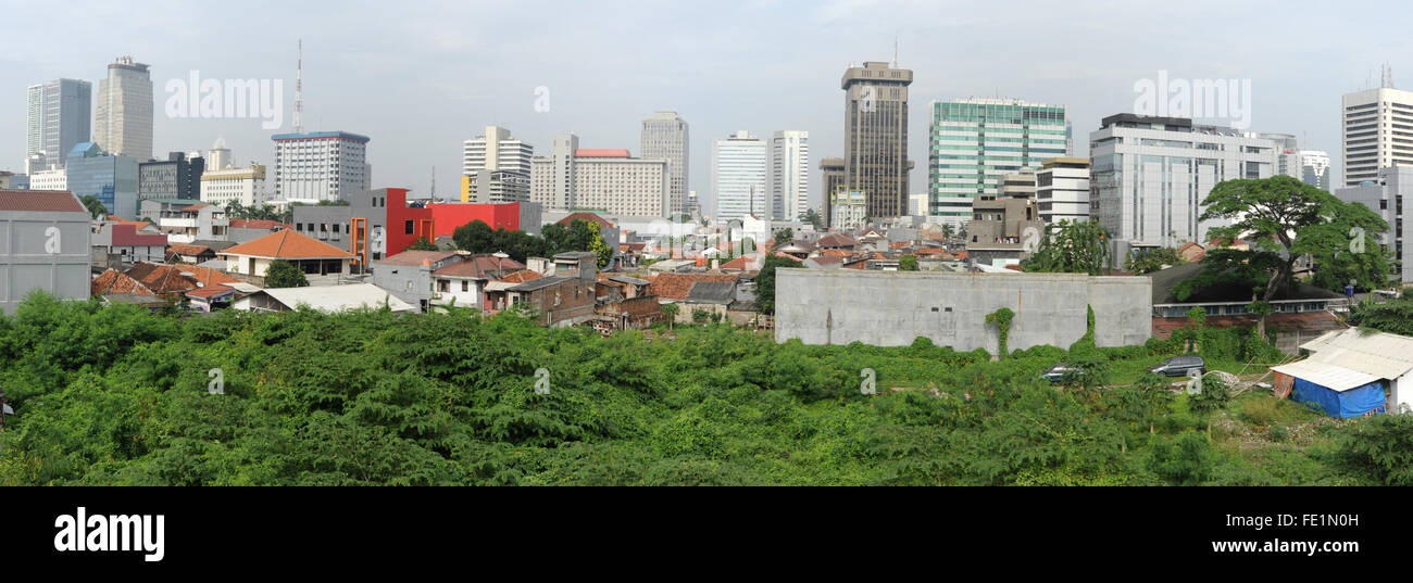 Indonesia, java, jakarta, skyline hi-res stock photography and images ...