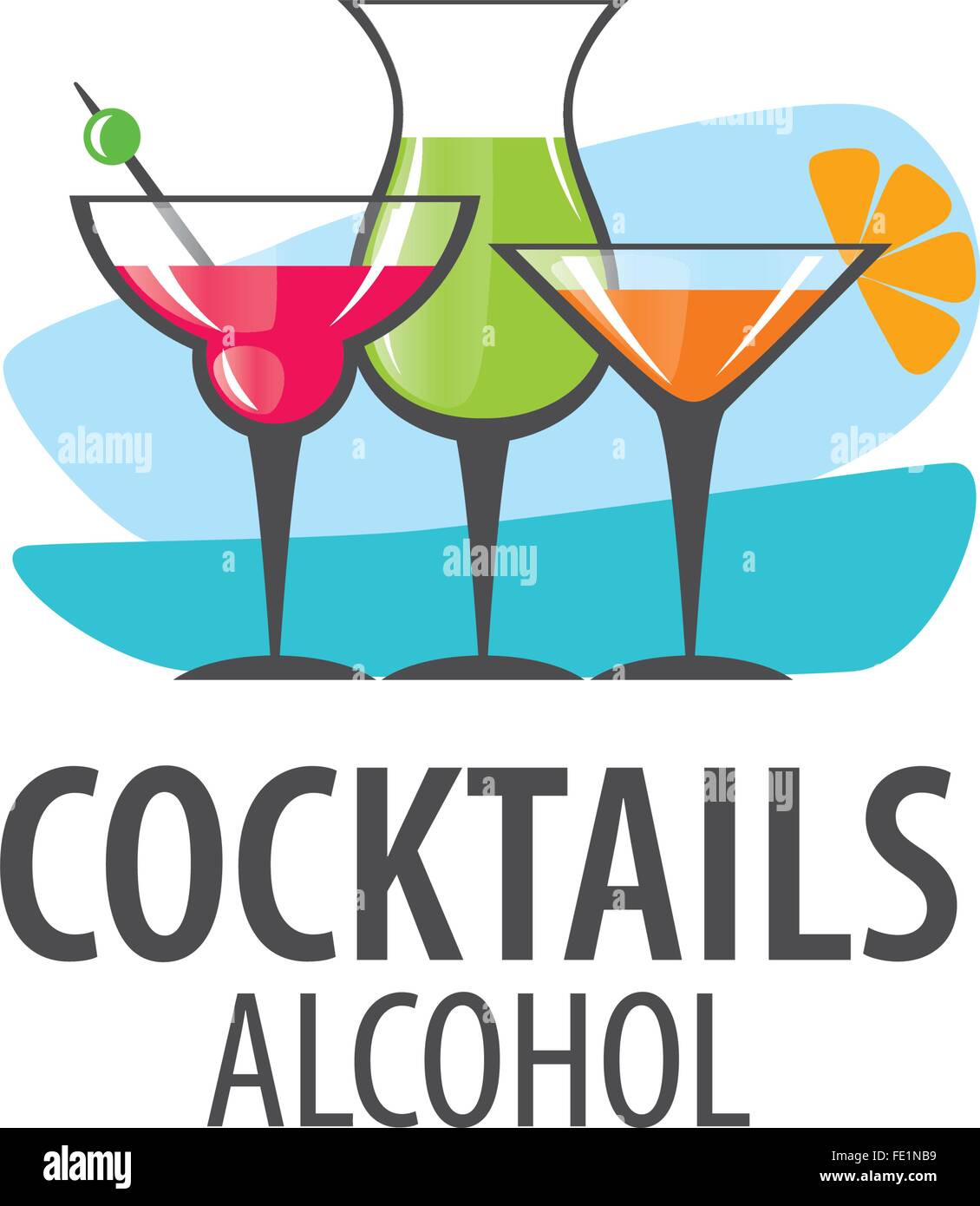 alcoholic cocktails logo Stock Vector Image & Art - Alamy