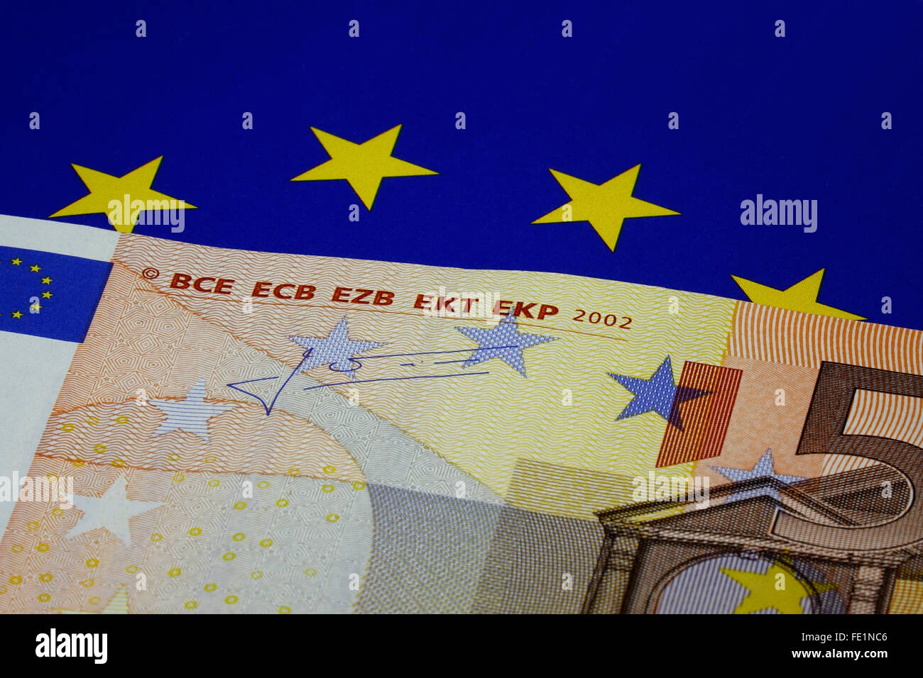 Mario draghi signature on euro banknote hi-res stock photography and ...