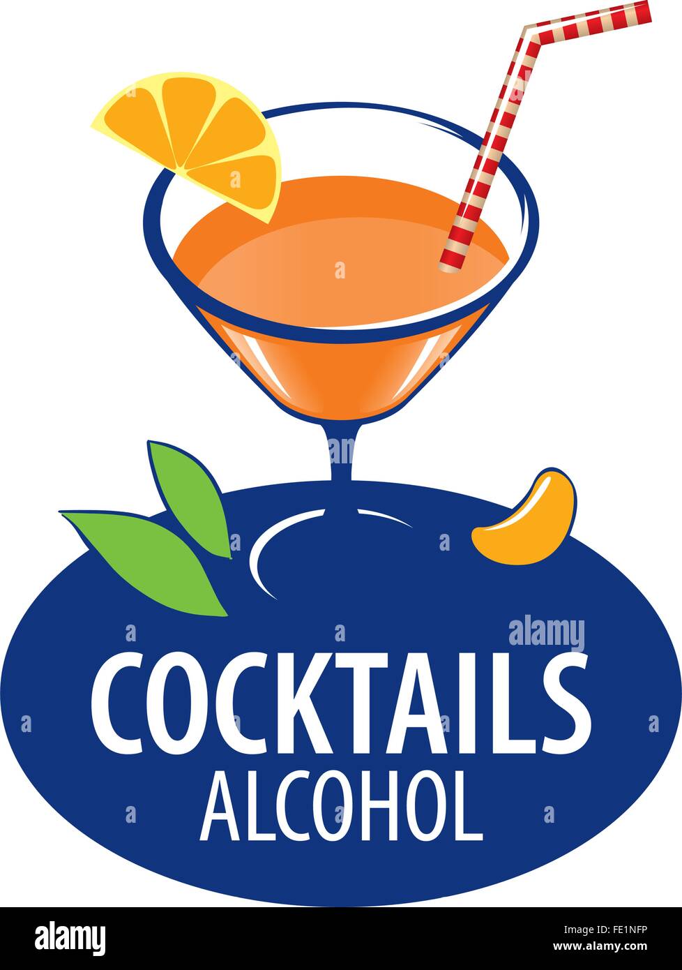 alcoholic cocktails logo Stock Vector Image & Art - Alamy