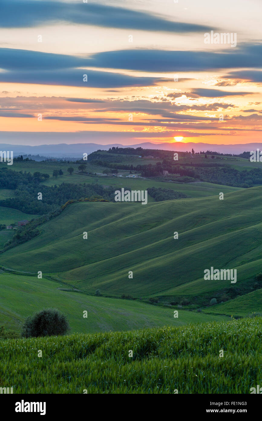 Crete senesi at sunset hi-res stock photography and images - Alamy
