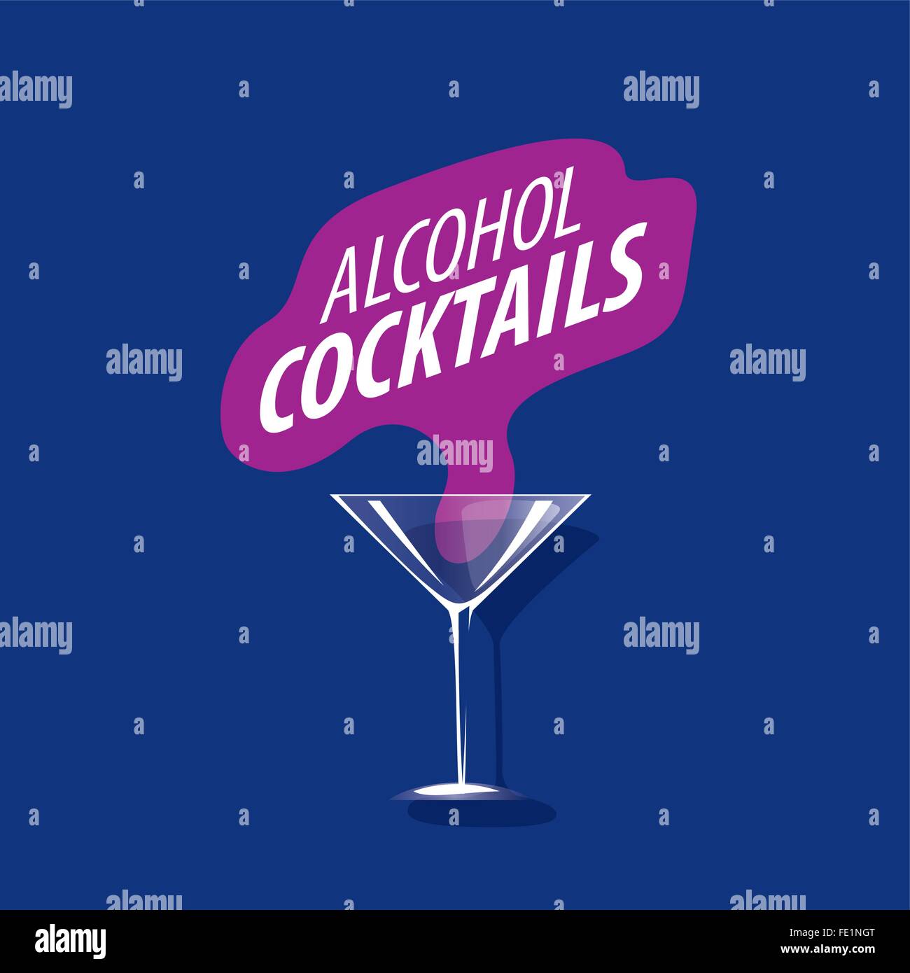 alcoholic cocktails logo Stock Vector Image & Art - Alamy
